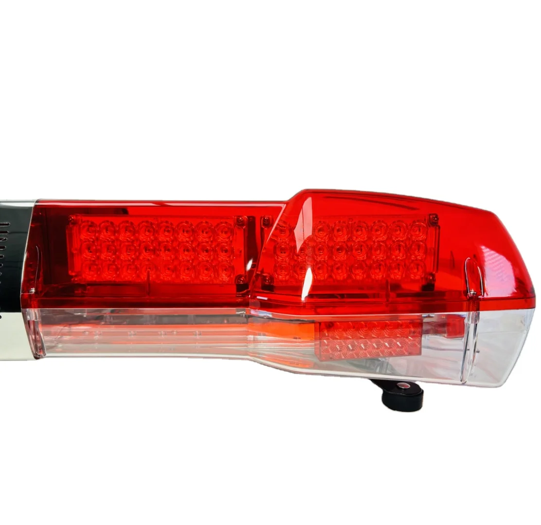 Red Emergency Light Bar 47 Inch LED Fire Truck Warning Light