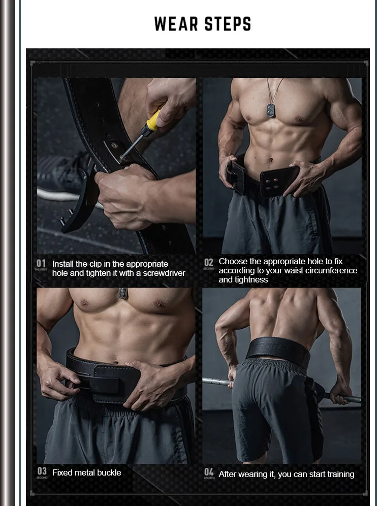 High Quality Custom Leather Endurance Training Weightlifting Belt ...