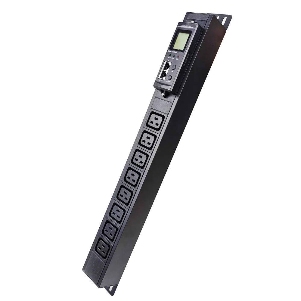 Single Phase Ip Metered Rack Pdu C19 Remote Smart Ethernet Power Distribution Units With Rj45 ...