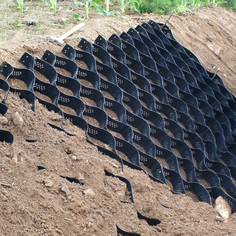 HDPE Geocell Gravel Grid for Soil Stabilization & Retaining Walls