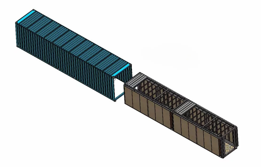 Foldable Tiny Home House Expandable Container Casa Homes Extended ...