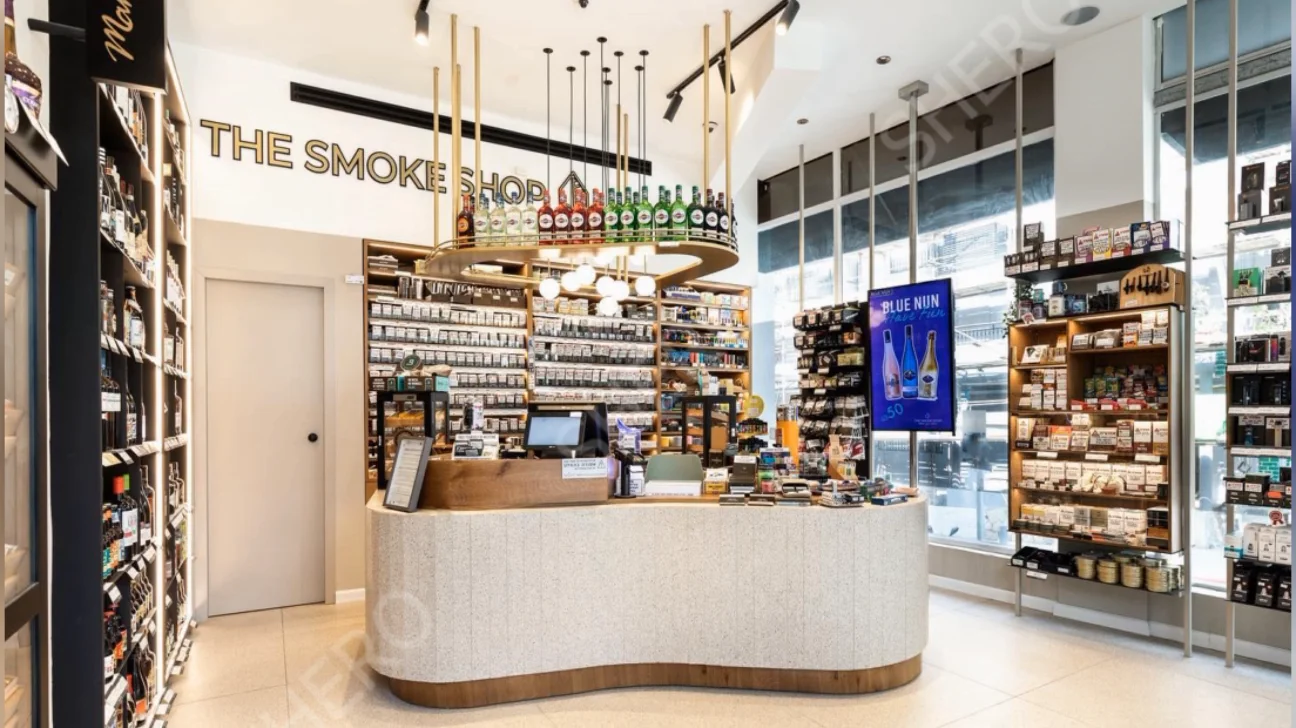 Simple Design Smoke Shop Display Cases Decoration Furniture Custom ...