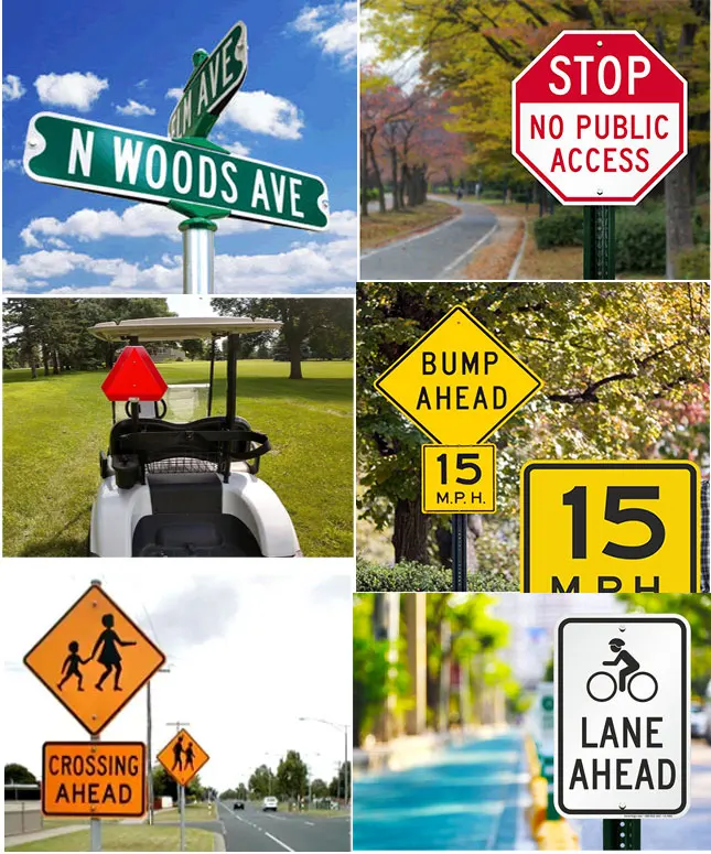 Customized Size Traffic Roundabout Sign,Aluminum Plate +m Engineer ...