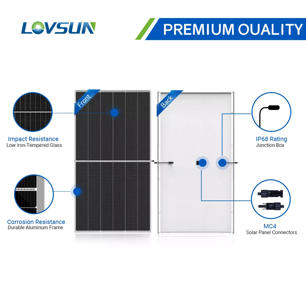 Higher Power Solar Panel Lovsun 650w 660w 670w Solar Panel For ...