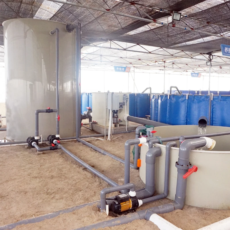 Circular Recirculating Aquaculture System Tank Ras Indoor Fish Farming ...