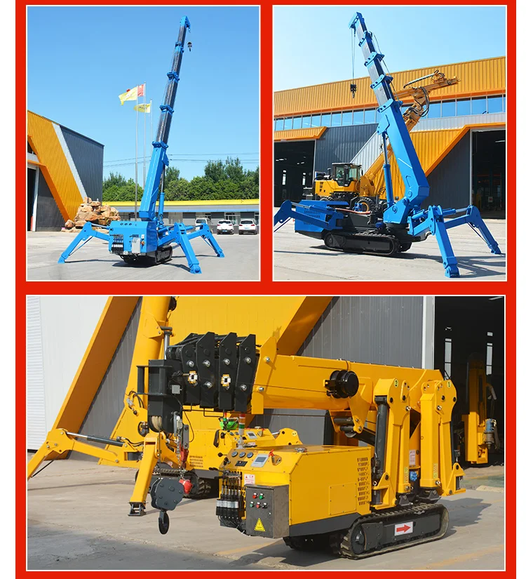Spider Crane 8t Mini Spider Crawler Crane - Buy Mini Spider Crawler ...