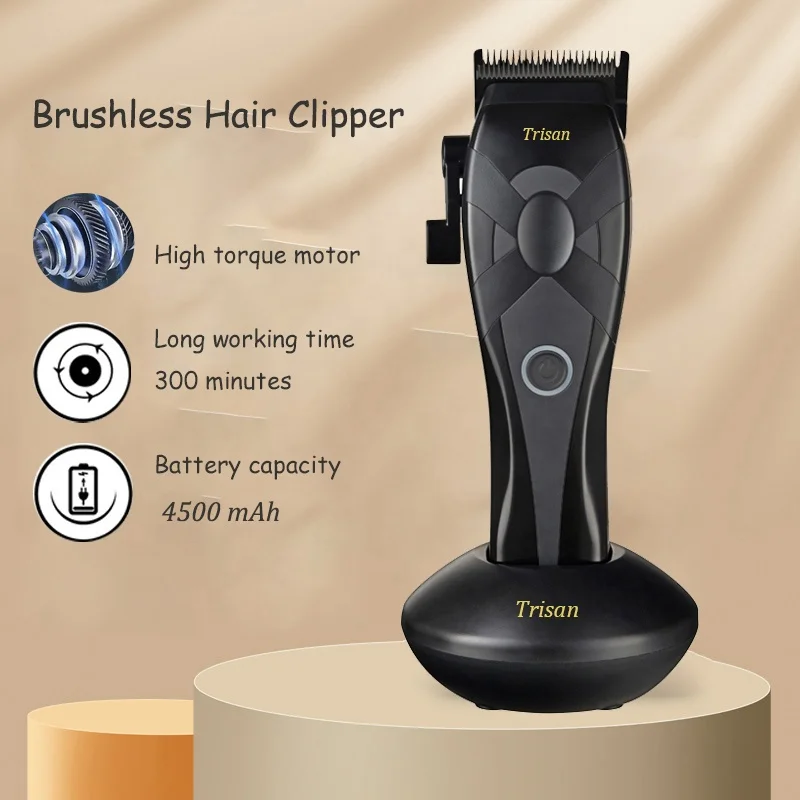 Trisan Xtra Bldc Barber Clipper 8000 Rpm Barber Machine 4500 Mah ...