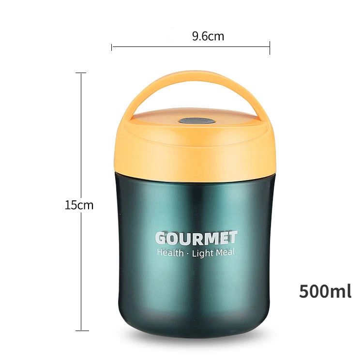 Vacuum Insulated Flask Food Warmer Container Stainless Steel Soup ...