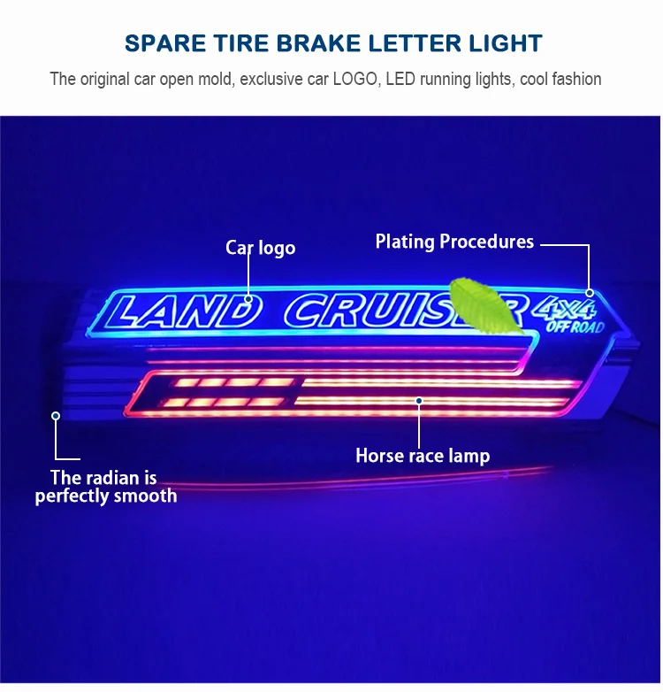 Car Lights Led Spare Tire Cover Lamp Body Kit Lamp Car Accessories ...