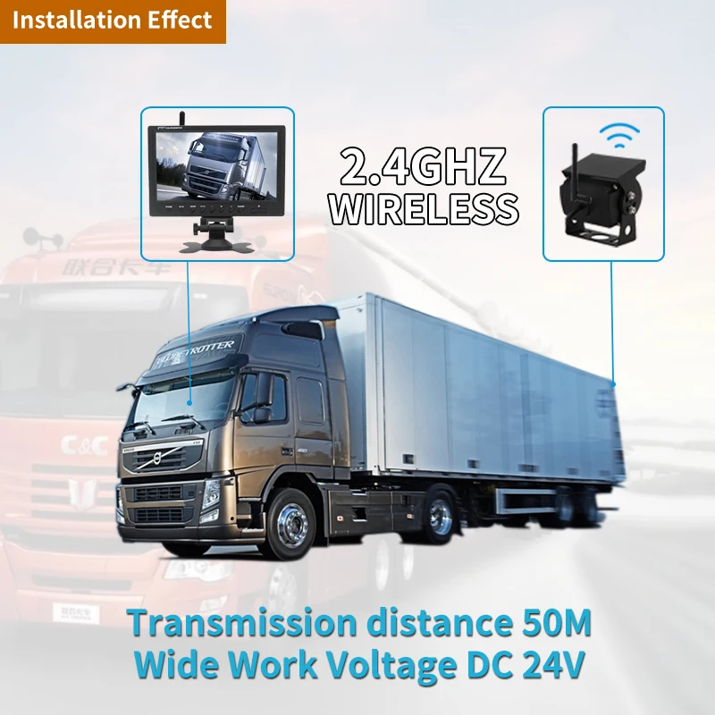 Wireless Reversing Camera Kit For Trucks And Buses With 2.4ghz Digital ...