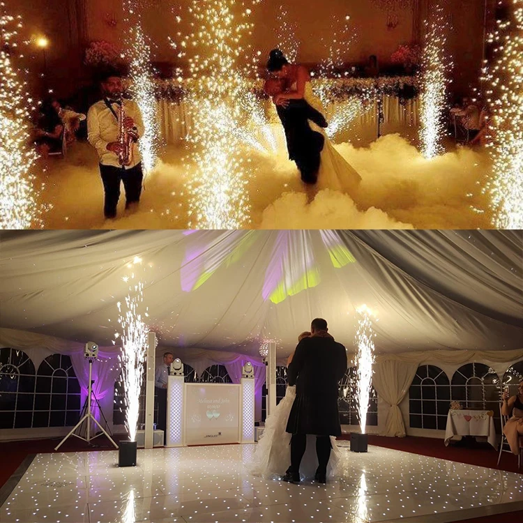 Cold Spark Fireworks Waterfall Cold Spark Fountain Machine For Wedding ...