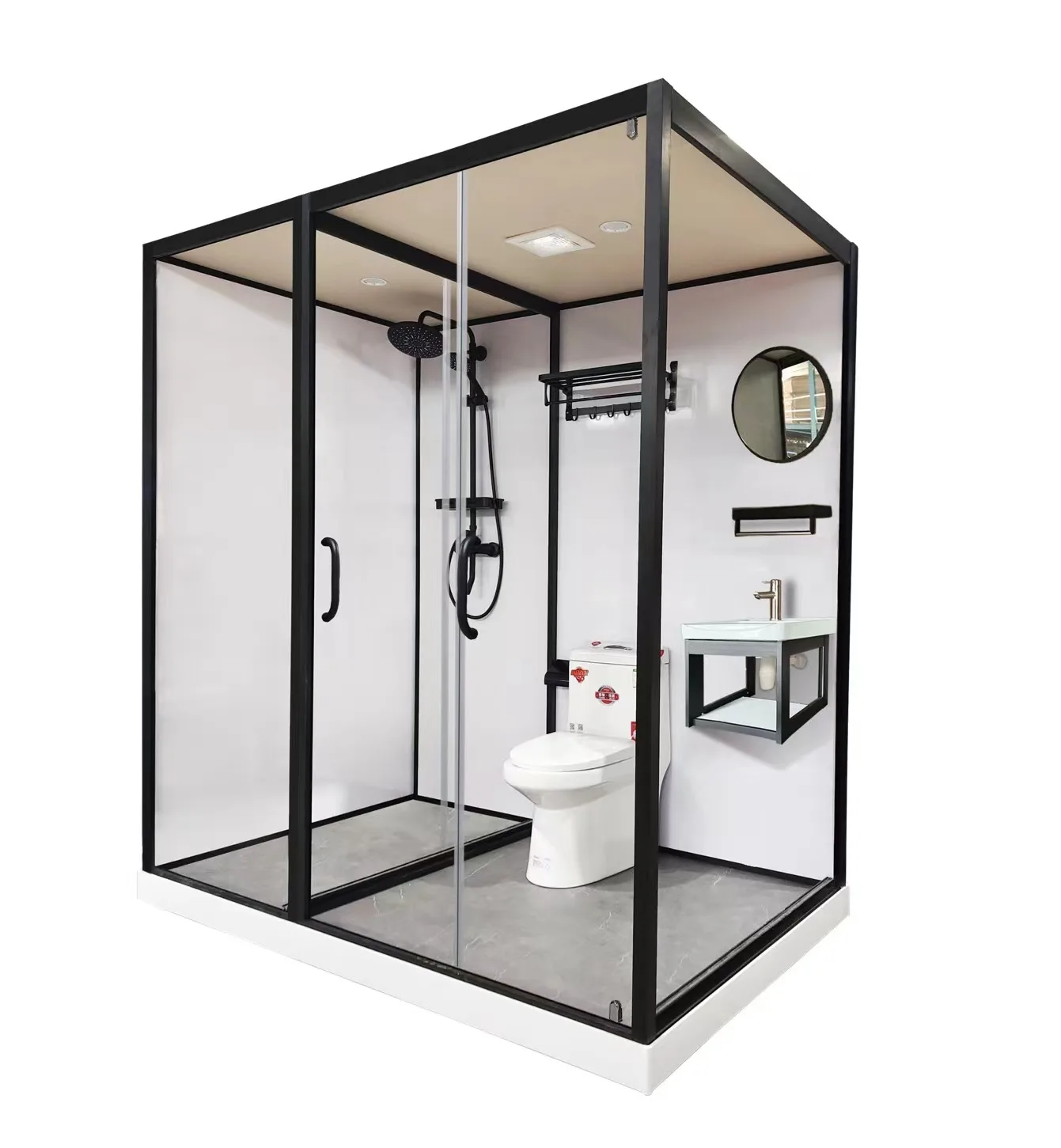 Luxury Prefabricated Shower Room Integrated Prefab Shower Rooms ...