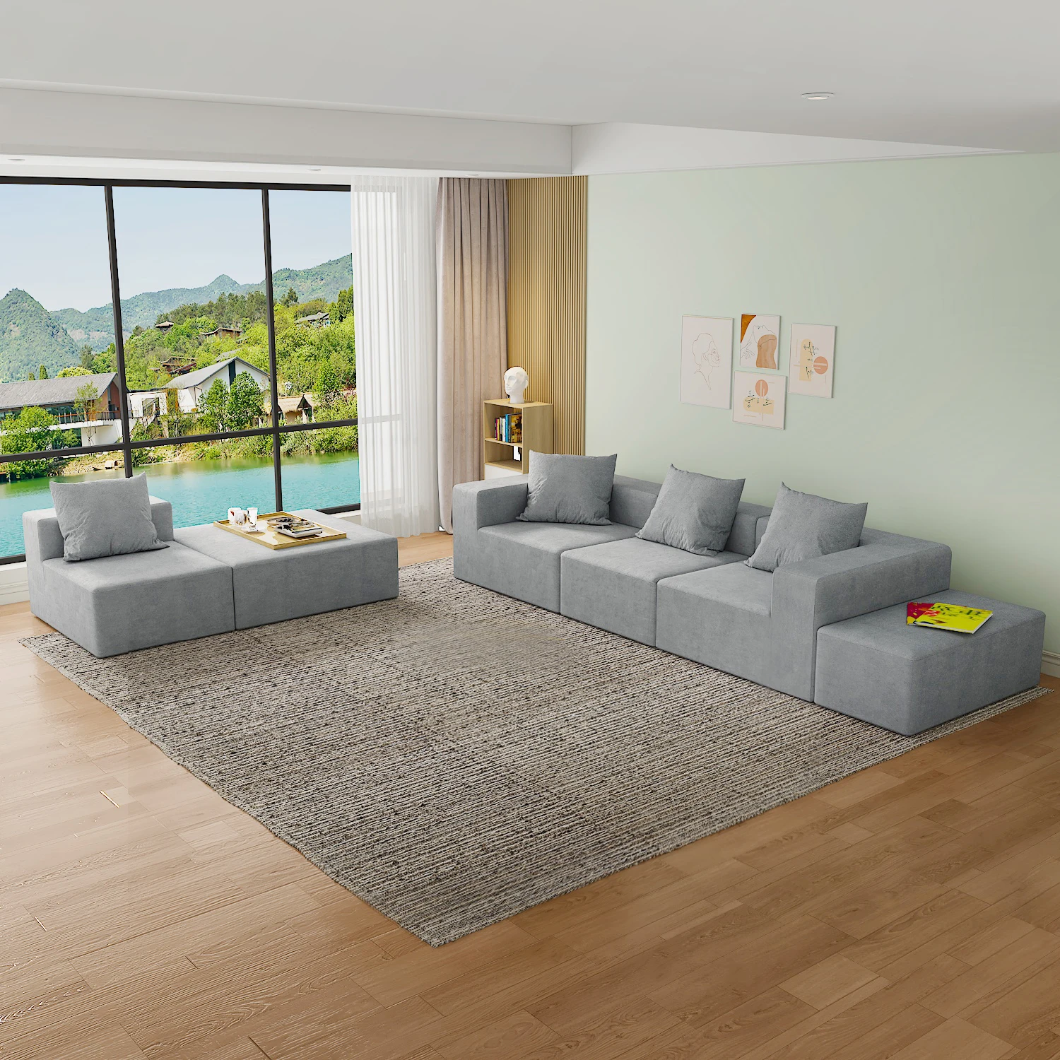 Customizable Compressed Sofa - Luxury & Comfort Redefined