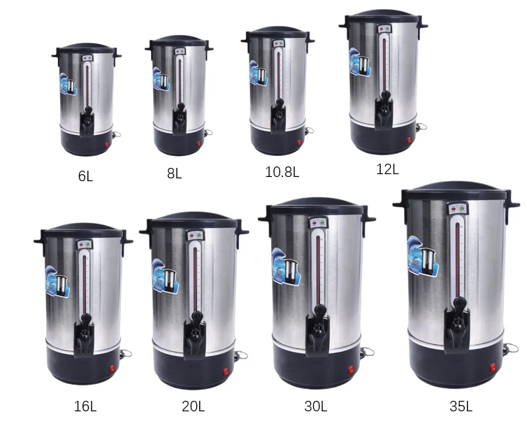 6l Catering Drinkware Barrel Water Boiling Tea Coffee Milk Dispenser ...