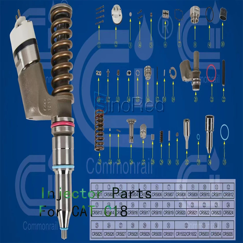 Fuel Injector Parts For Caterpillar Cat Engine C18 Series - Buy Fuel ...