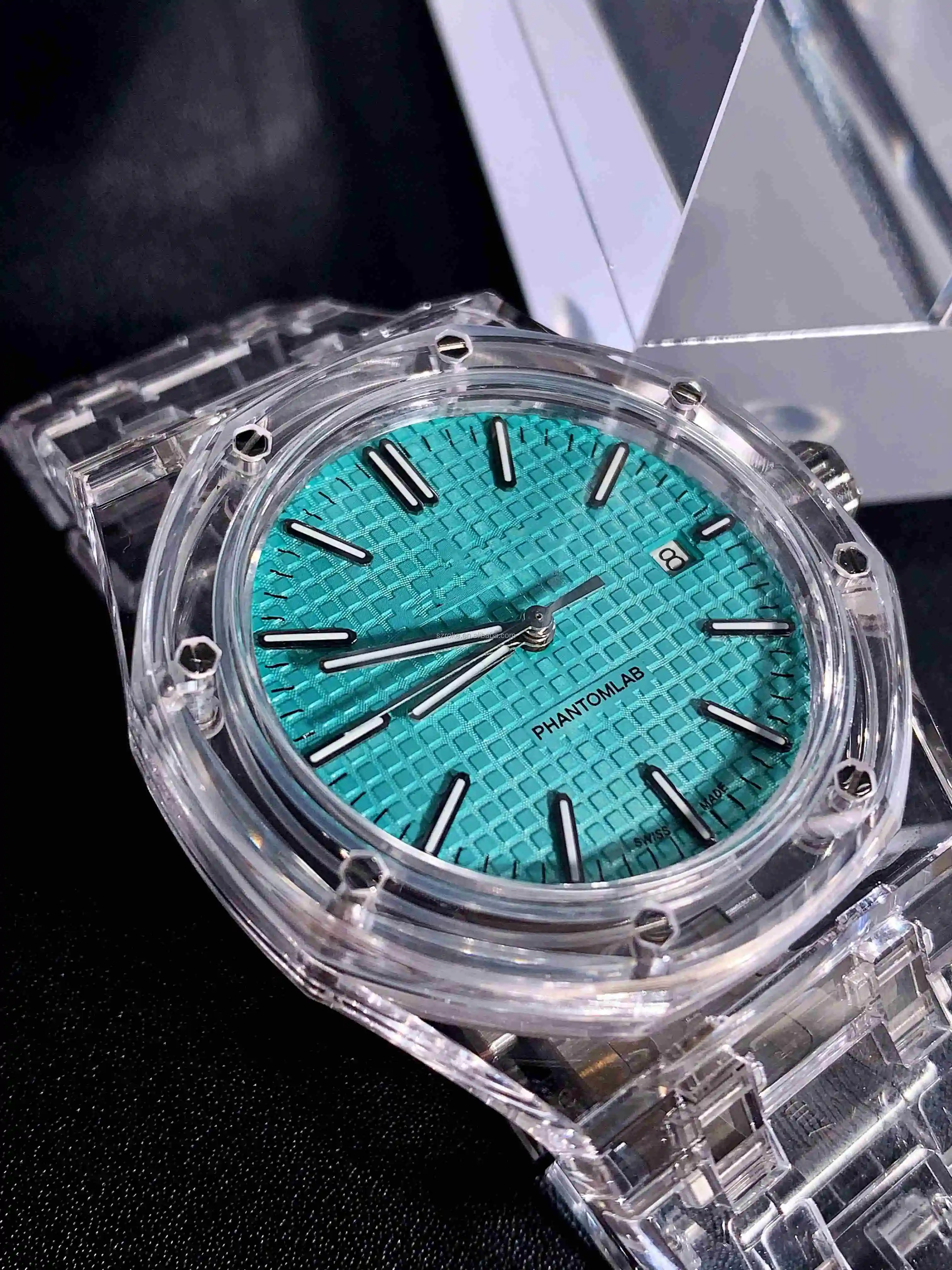 High-end Customized Watch Transparent Case, Strap, and Crystal ...