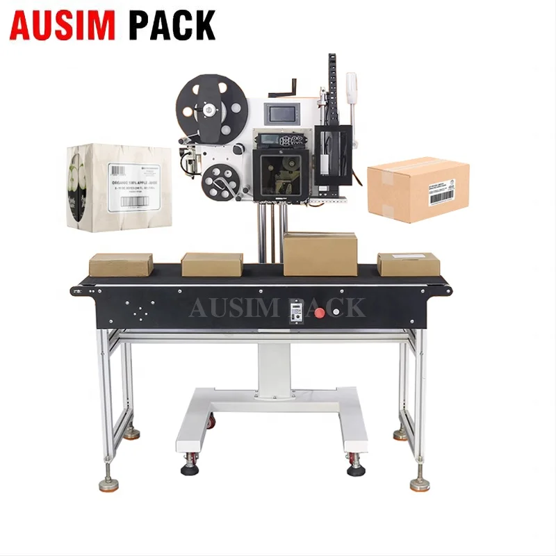 Fully Automatic High Speed Labeling Printing Machine / Printer Sticker ...