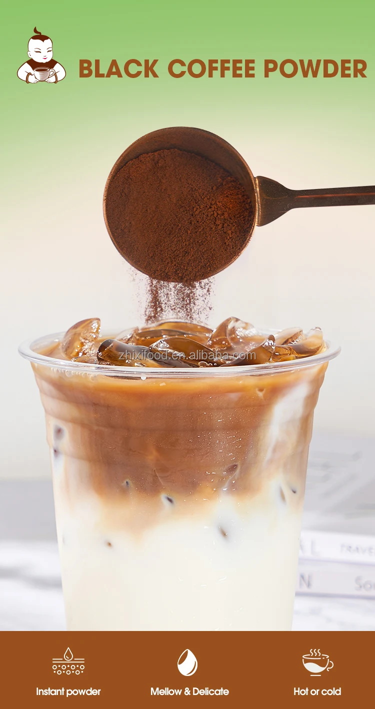 2023 New 100% Robusta Instant Black Coffee Powder from Vietnam