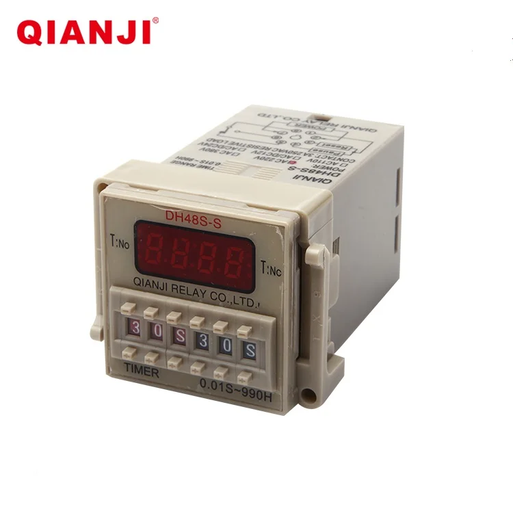 Qianji Wholesale Digital Relay Timer 24vac Time Delay Relay Dh48s-s ...