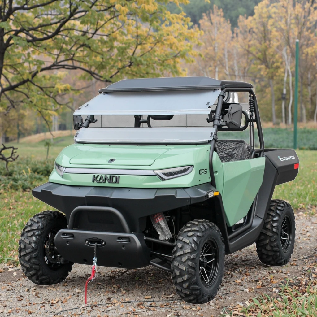 Kandi 4*4 Utv Electric Cargo Truck 15.36 Kwh Lithium Battery Side-by ...