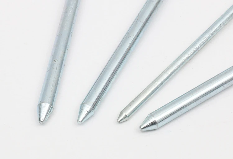 18cm Heavy Duty Metal Ground Stake Galvanized Rock Tent Pegs Outdoor ...
