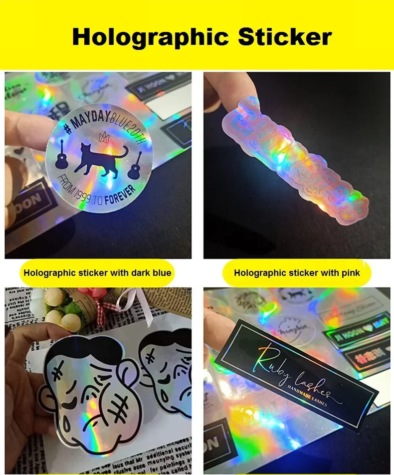 Factory Custom Waterproof Adhesive 3D Hologram Sticker Printing Your ...