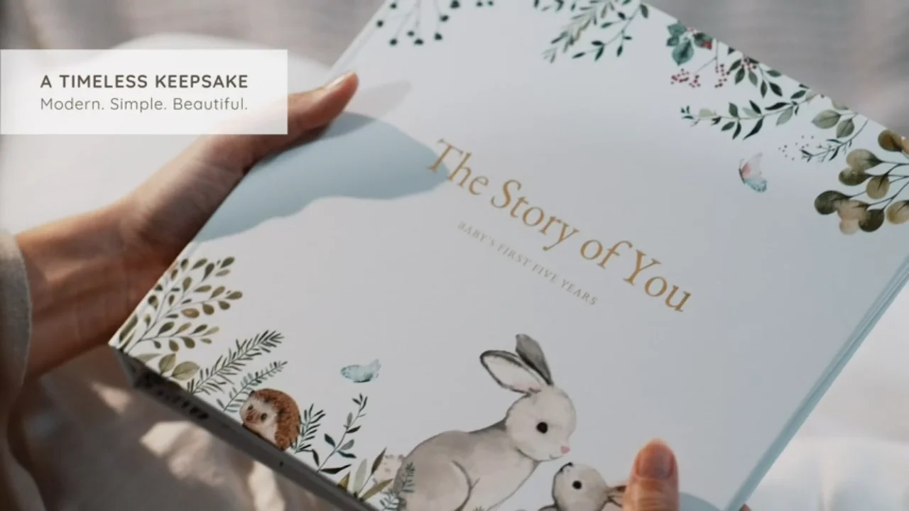 The Story Of You Keepsake Memory Book For Baby Boy Or Girl First 5 Year ...