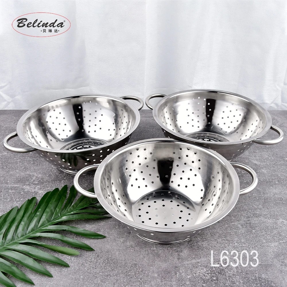 Stainless Steel Deep Colander - Buy Wholesale Supplier Cooking Tool ...