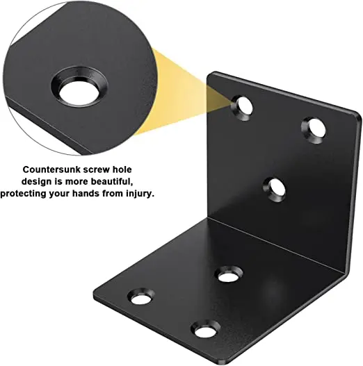 Workbench Corner Bracket Kit Heavy Duty Sturdy Steel Angle Brackets for ...