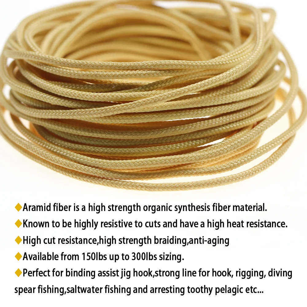 High Strength Braided Aramid Fiber Fishing Line for Boat Fishing