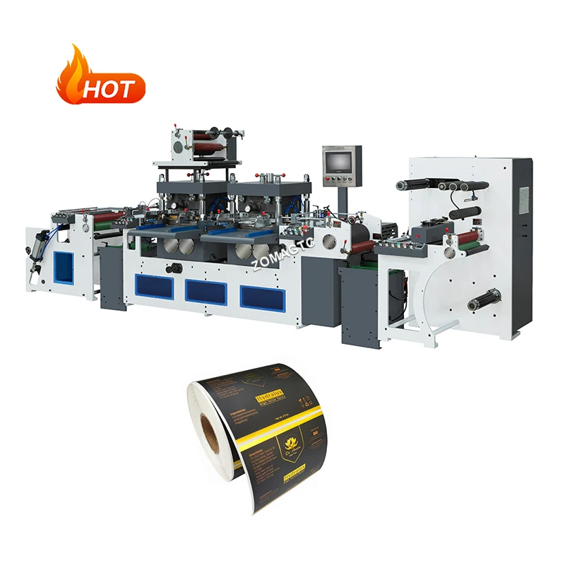 Hot Foil Roll To Roll Stamping And Die Cuttimg Machine Printing ...