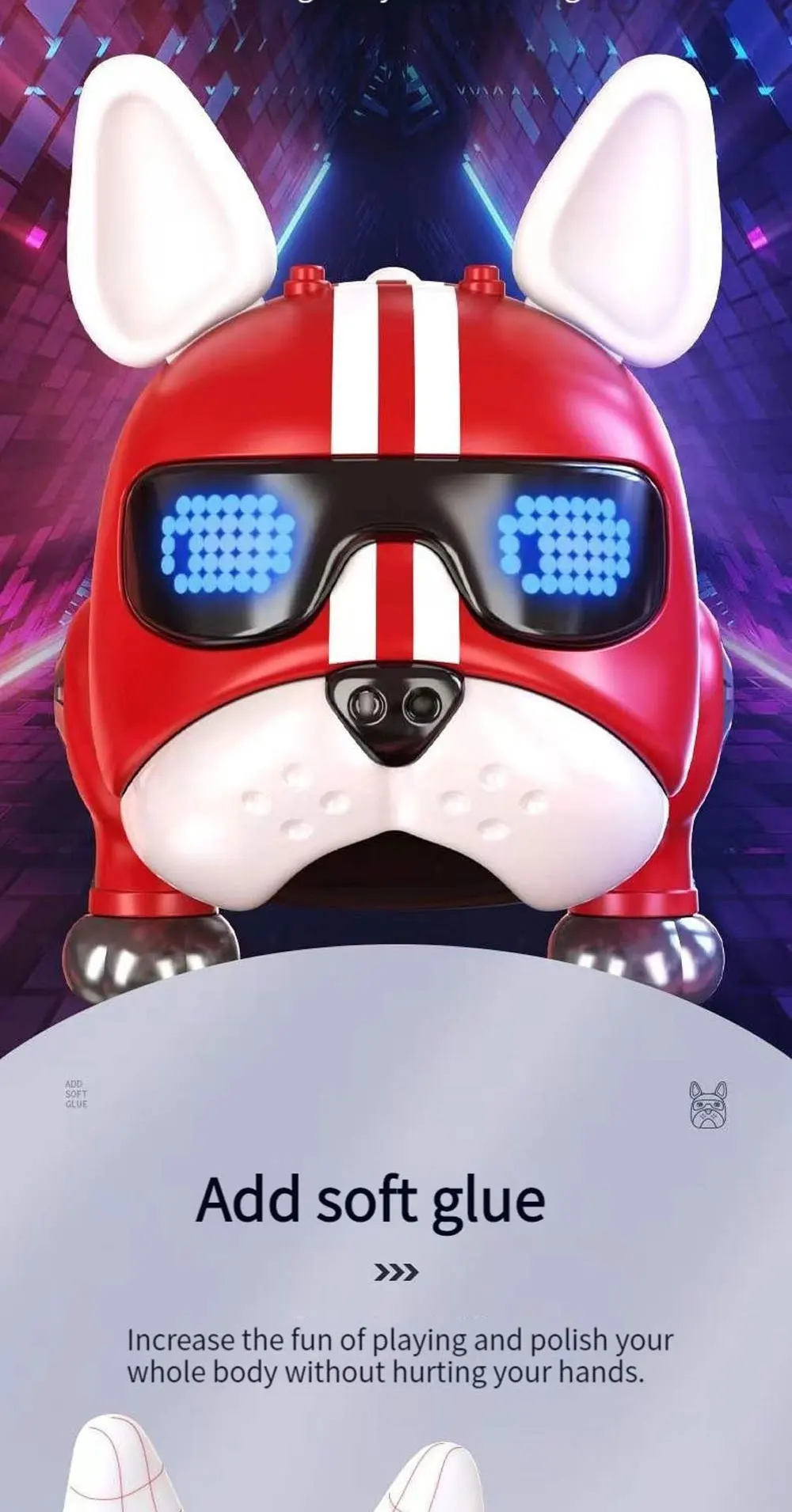 Electric Robot Bull Dog Toy - Intelligent Voice Control