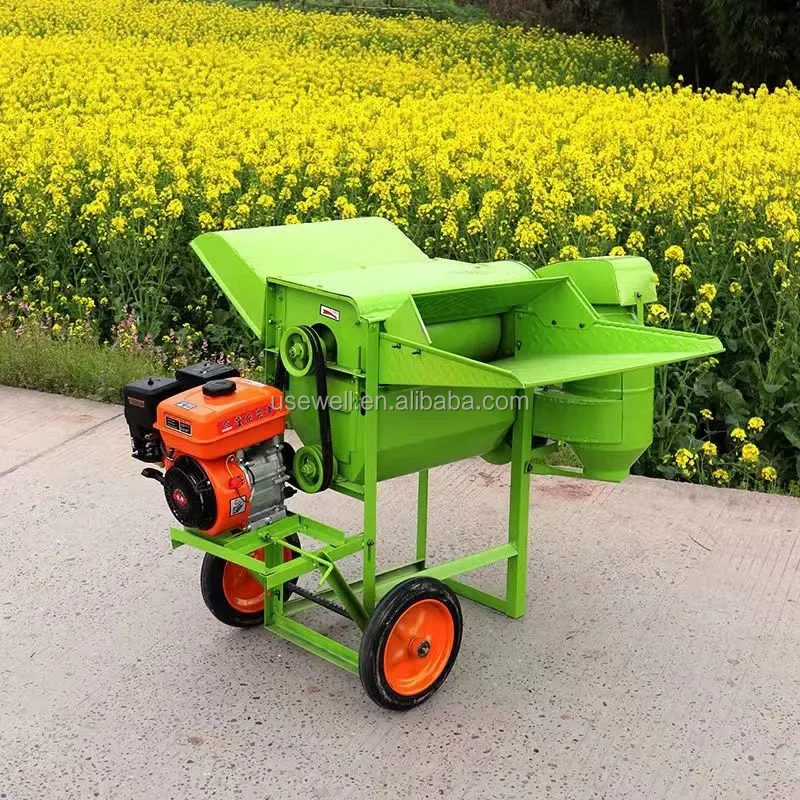 Mini Foot-Powered Thresher Machine - Efficient Harvesting