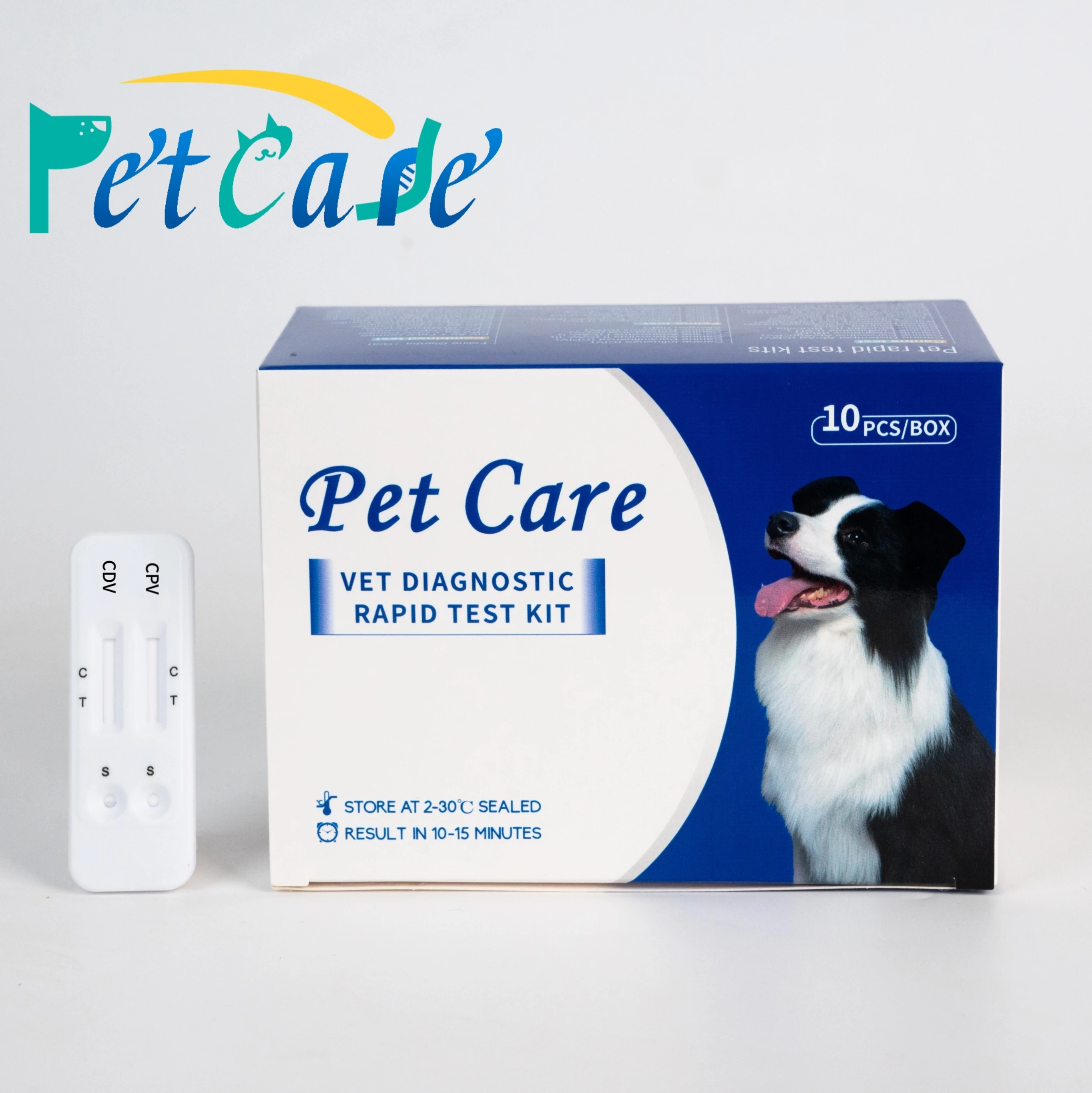 A Pet Care Rapid Test Kit Feline Cat Canine Fip Fcov Ehr Ccv Y Cdv Cpv ...