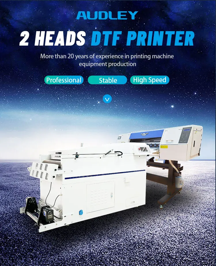 Audley Dtf Printer I3200 Xp600 60cm Dual Head Powder Shaker Impression ...