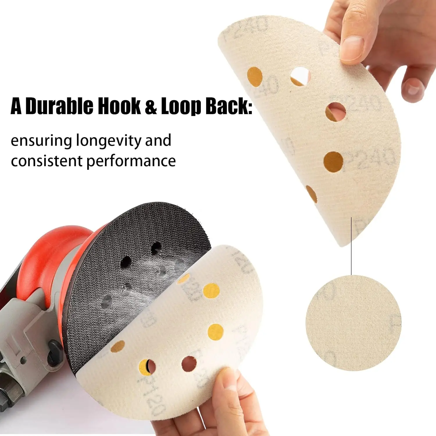 6 Inch Gold Sanding Disc - Versatile Abrasive Solutions