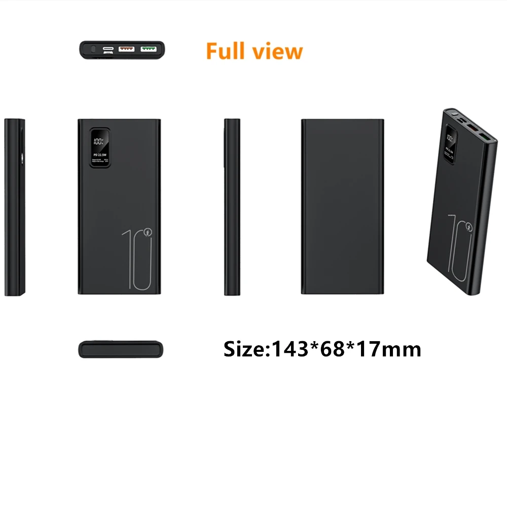 30000mah Powerbank with Digital Display and USB-C Output