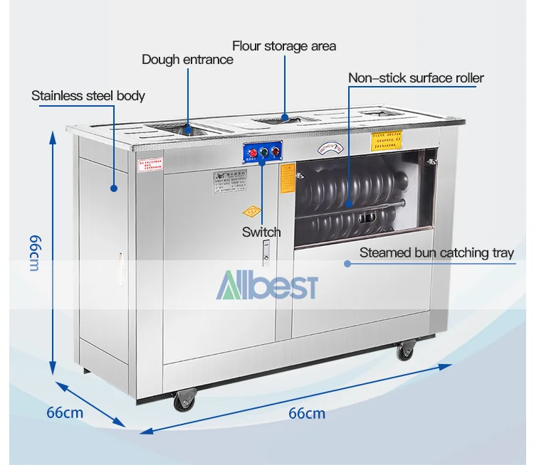 Automatic Volumetric Dough Cutter - Efficient Bakery Equipment