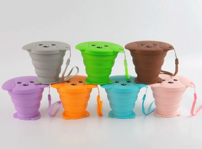 Collapsible Cup Silicone Foldable Cup Expandable Folding Drinking ...