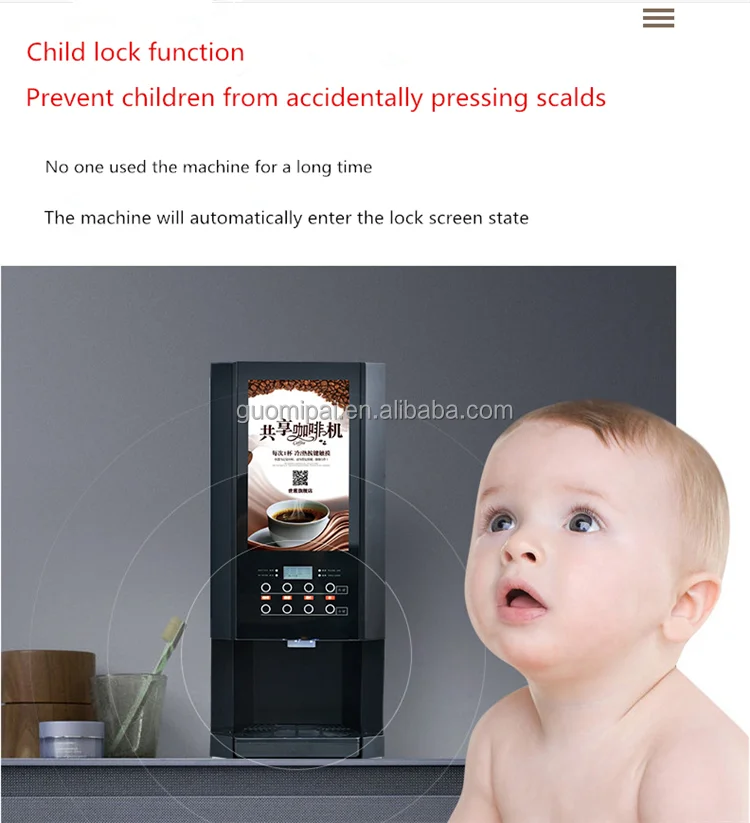 Coffee Vending Machine Instant Coffee Machine Coffee Powder - Buy 1 ...