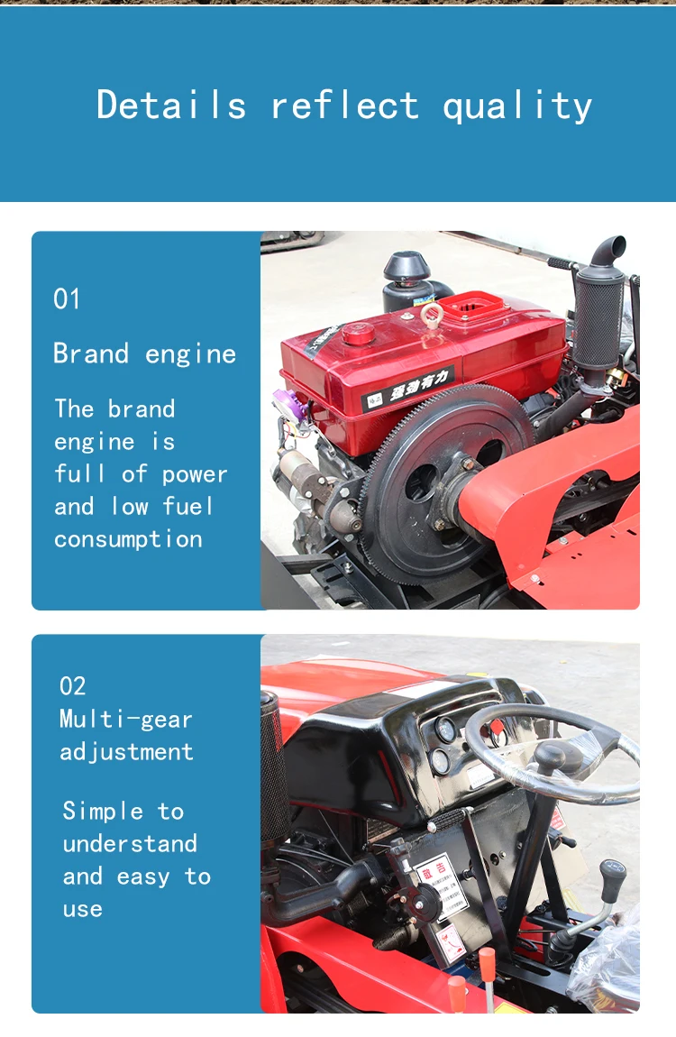 Tractor Rotary Tillers For Rice Cultivation Can Replace Different ...