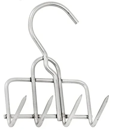 8 Prong Bacon Hooks Sausage Maker Prong Stainless Steel Bacon Hanger ...