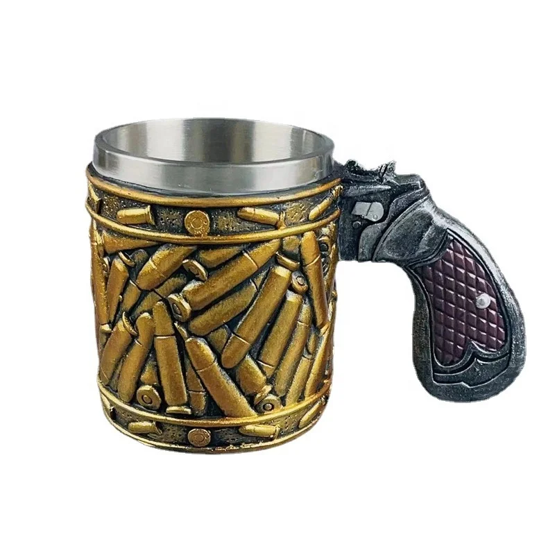 Handmade Gun Mug Pistol Beer Mug Perfect Gift For Gun - Buy Gun Mug ...