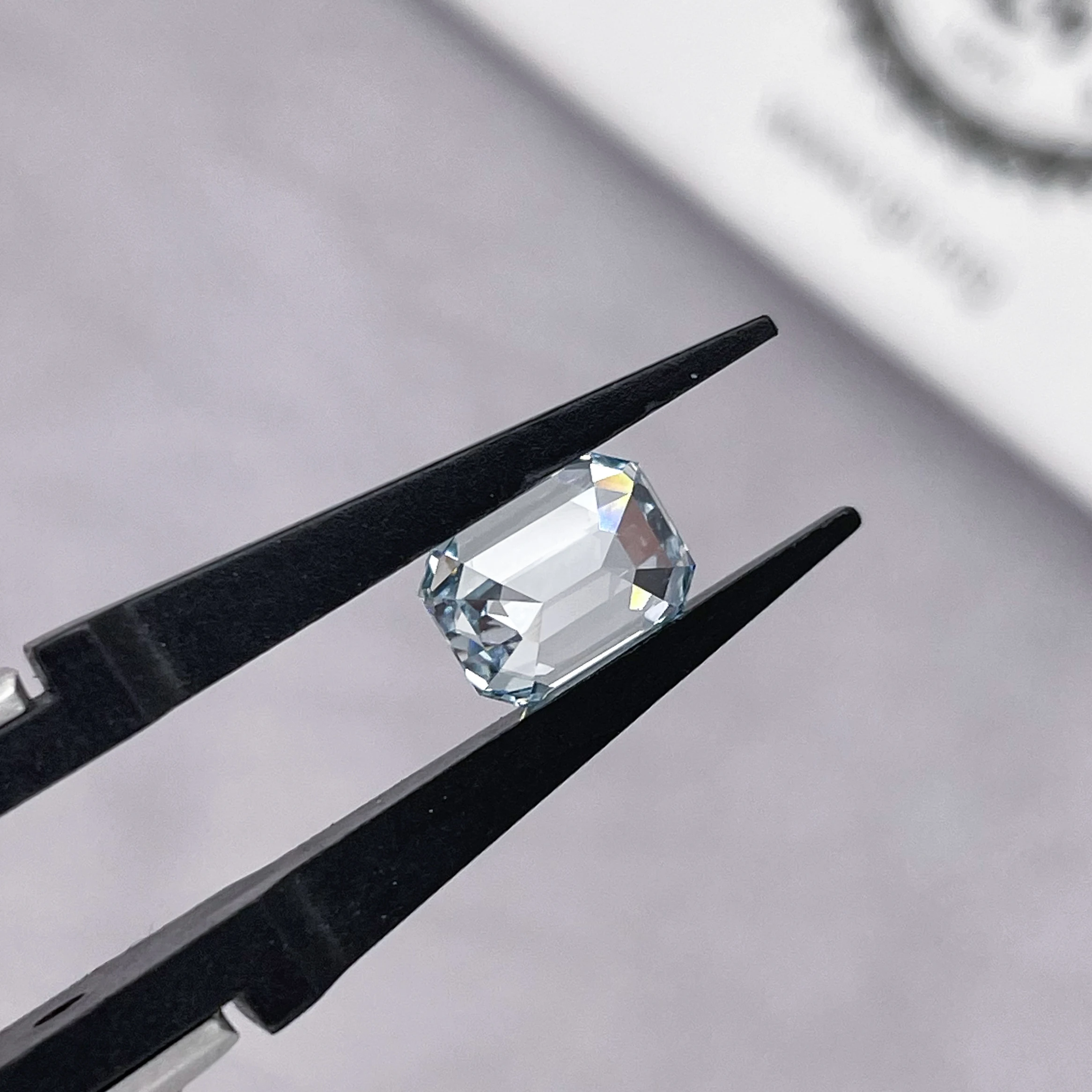 Lab Grown Diamond Blue Color 1ct 1.5ct 2.8ct Big Sales