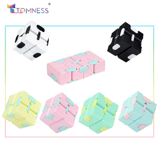 Infinity Cube Fidget Toy Stress Relieving Fidgeting Game For Kids And ...