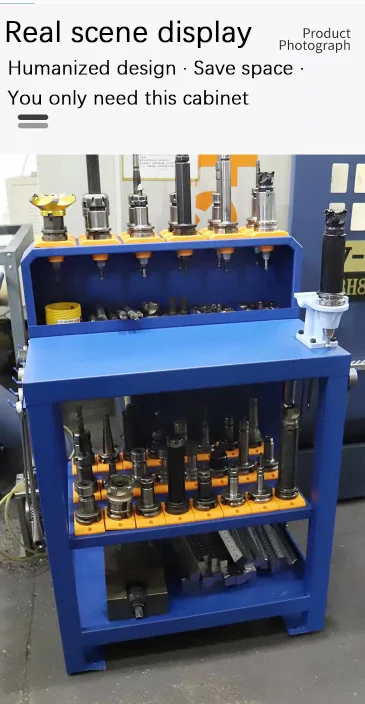 BT30 BT40 BT50 Tool Holder Cart - Mobile & Versatile Storage