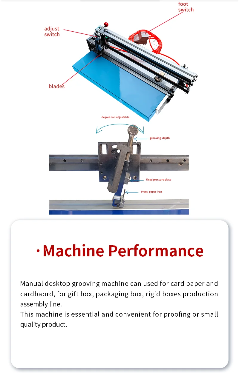 Manual V Grooving Machine For Cardboard Rigid Box - Buy Rigid Box ...