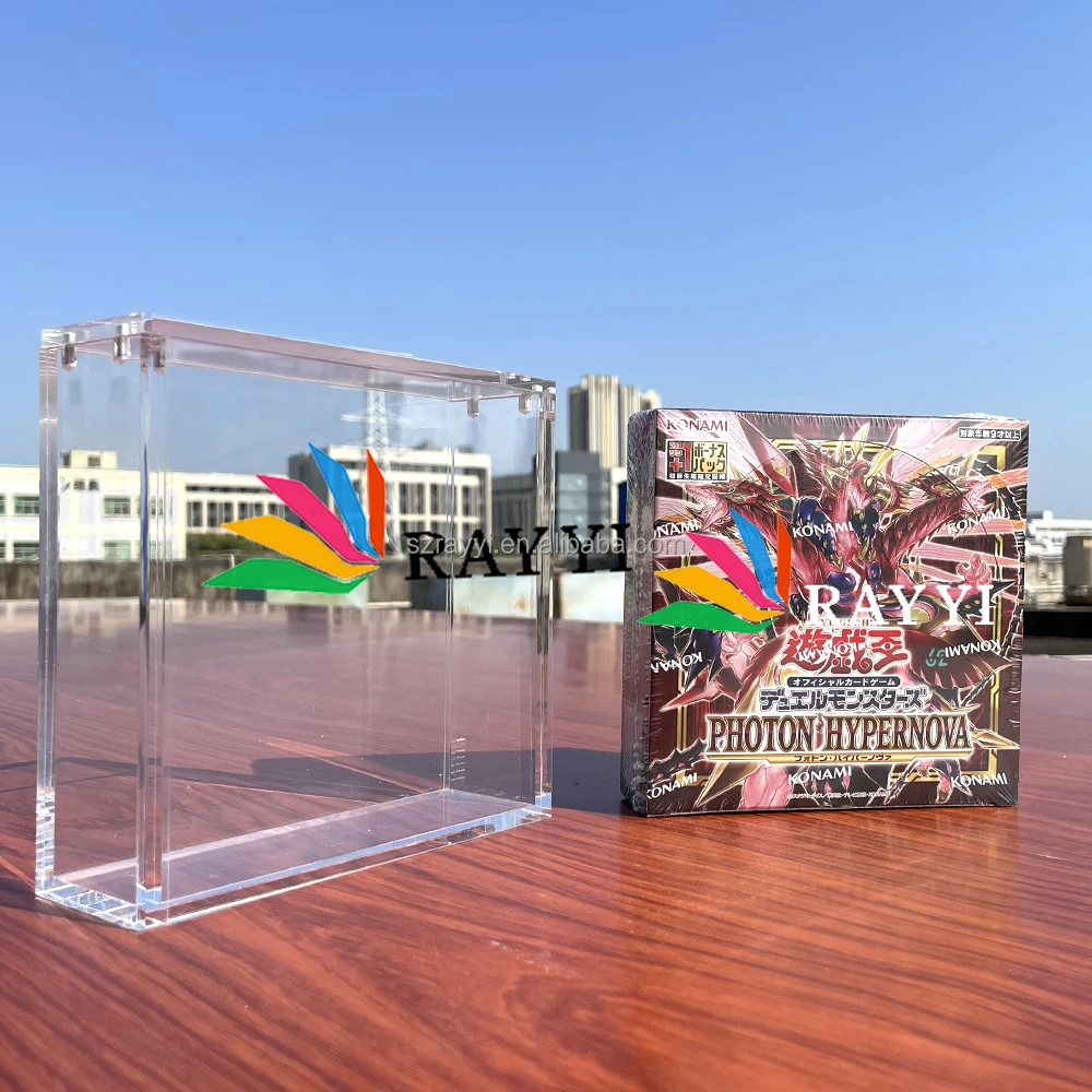 Card Case Yugioh Magnetic Acrylic Display Case For Yu-Gi-Oh! Booster ...