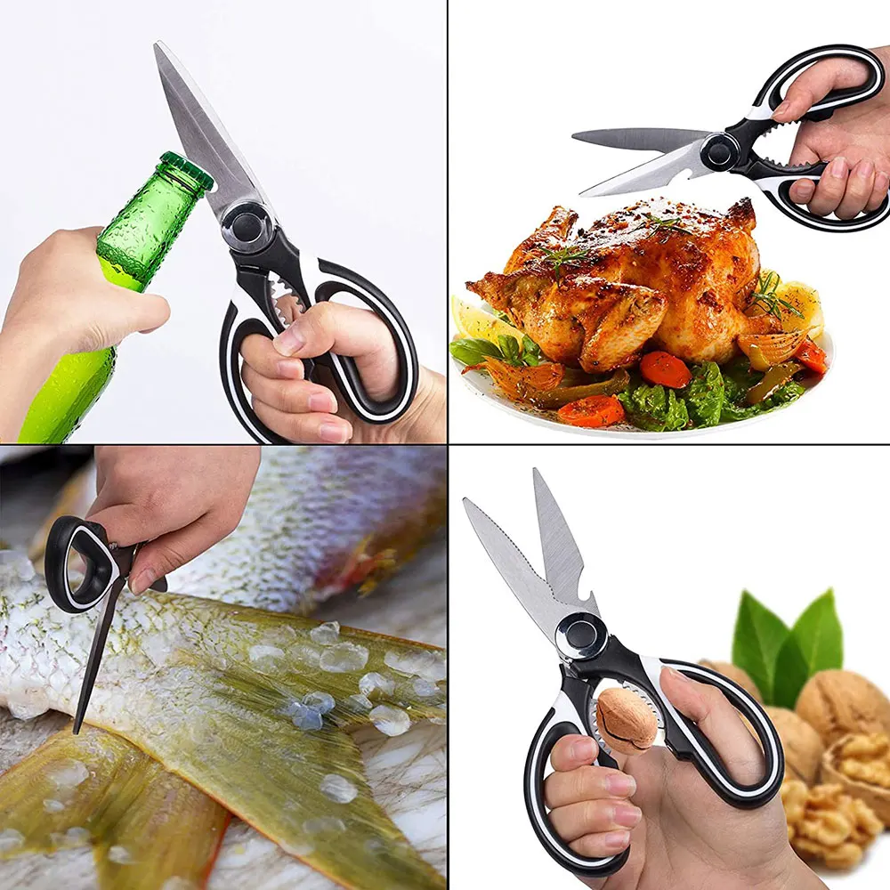 Professional Heavy Duty Kitchen Shears - Sharp & Durable