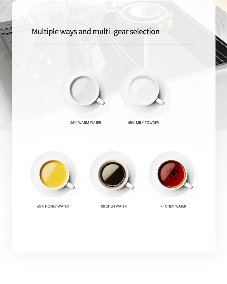 Built-in Stainless Steel Intelligent Desktop Water Dispenser Smart ...